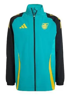 Adidas Jamaica Tiro 24 Allweather Jacket - Green/black