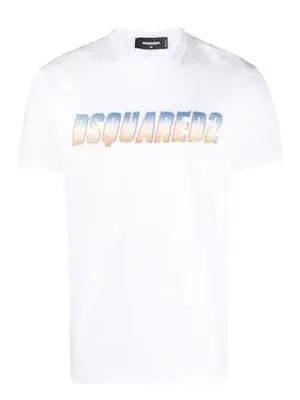 Dsquared2 Sparkle Logo Cool Fit T-shirt - White