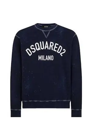 Dsquared2 Milano Logo Cool Fit Sweatshirt - Blue