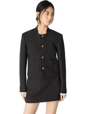 Bottega Veneta Light Cotton Jacket - Anthracite
