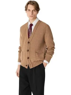 BOTTEGA  VENETA Wool Cardigan - Caramel