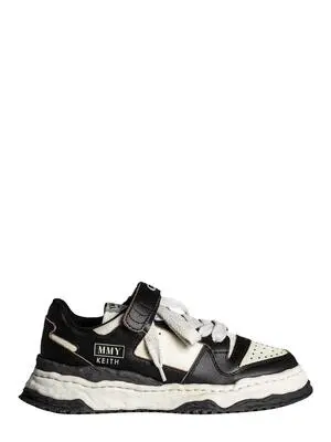 Mihara Yasuhiro Keith Og Sole Leather Low Sneakers - Black