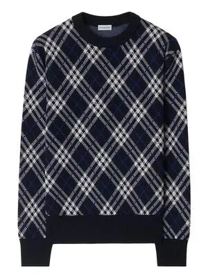 Burberry Gregory Check Top - Blue
