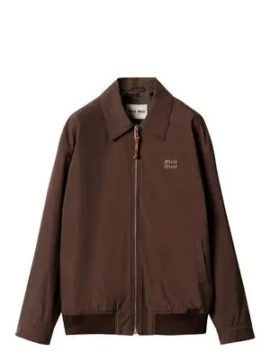 Miu Miu Blouson Jacket - Brown