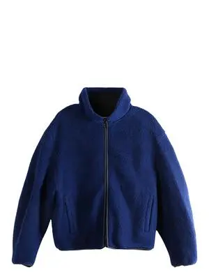 Givenchy Couture Seam Fleece Blouson - Blue