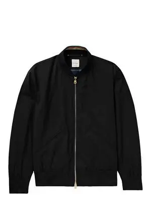 Paul Smith Wool-twill Bomber Jacket - Black