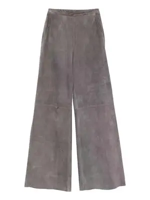 FORTE_FORTE Suede Trousers - Grey