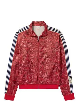 Kapital Bandana-print Striped Shell Track Jacket - Red