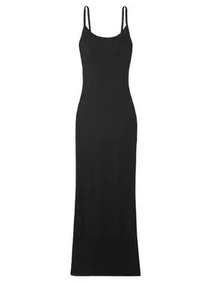 Eterne Josie Stretch-modal Jersey Maxi Dress - Black