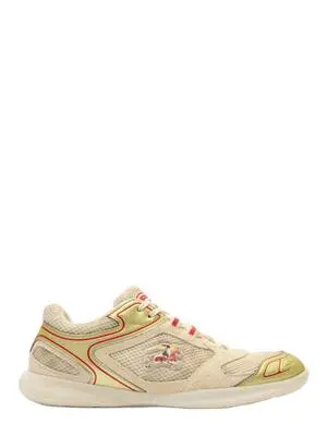 Burberry Check Matrix Sport Sneakers - Gold/clam Beige