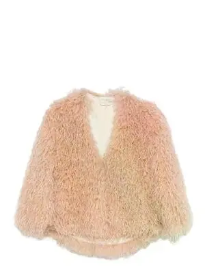 FORTE_FORTE V-neck Coat - Neutrals