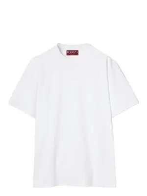 Gucci Cotton Jersey T-shirt With Logo - White