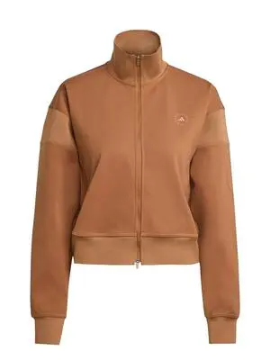 Stella McCartney Logo Funnel-neck Full-zip Sweatshirt - Brown