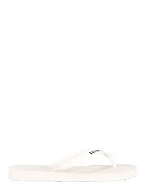 Balenciaga Thong Sandal - White & Black