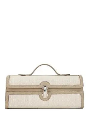 Savette Slim Symmetry Pochette Bag - Clay