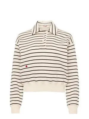 JW Anderson Cotton Polo Sweatshirt - Stripe