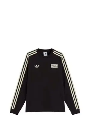 Adidas X Oasis Tour 3-stripes Longsleeve Tee Shirt - Black