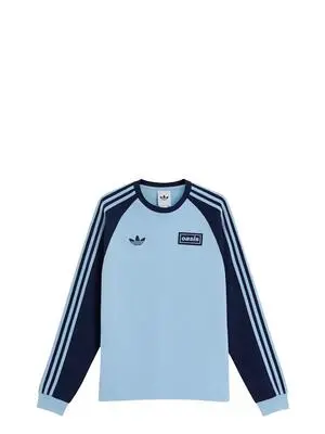 Adidas X Oasis Tour Longsleeve Tee - Clear Sky Blue/night Indigo