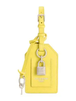 Dolce & Gabbana Calfskin Name Tag - Yellow