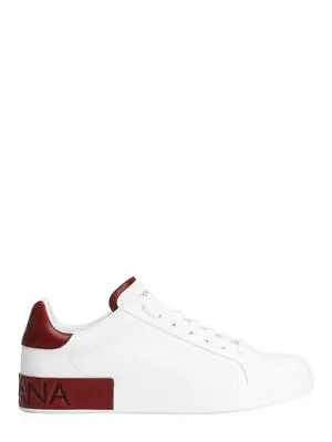 Dolce & Gabbana Portofino Calfskin Sneakers - Multicolor
