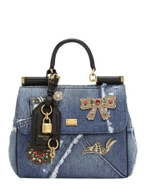 Dolce & Gabbana My Sicily Denim Handbag - Multicolor