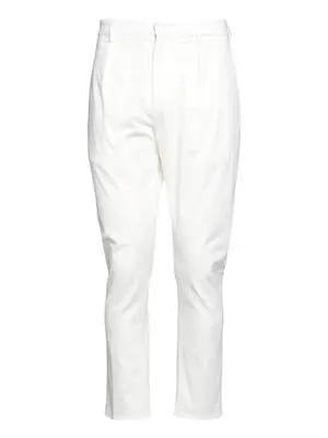DONDUP Pants Size Cotton, Elastane - White