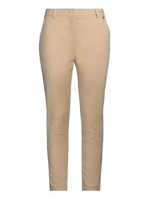 LIU •JO Tapered Solid Color Pants - Beige