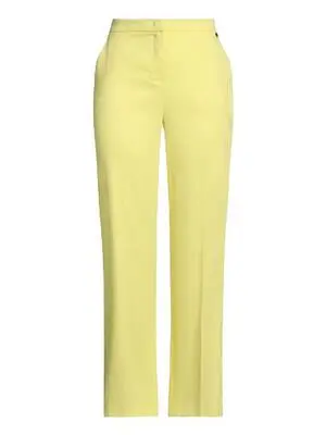 LIU •JO Straight-Leg Twill Pants Yellow