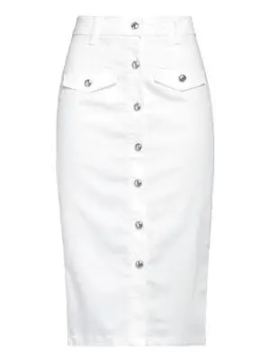 LIU •JO Midi Pencil Skirt - White
