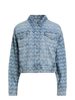 Patrizia Pepe Denim Trucker Jacket - Blue