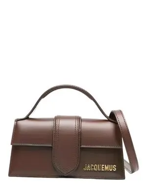 Jacquemus Smooth Cowskin Leather Tote Bag - Brown