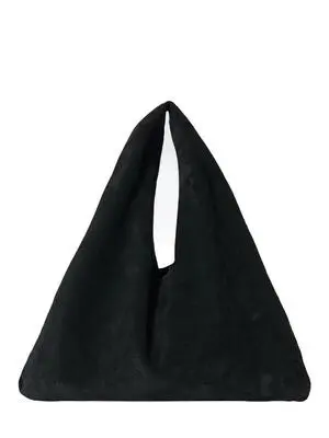 THE ROW Small Bindle Bag - Black Suede