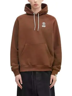 AAPE BY *A BATHING APE® Logo-embroidered Hoodie - Brown