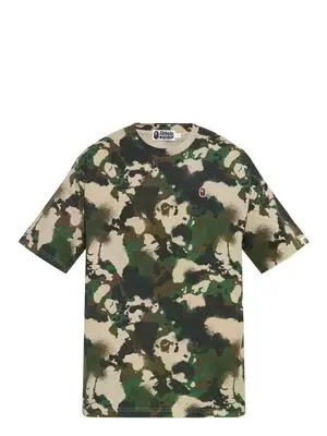 A BATHING APE Camouflage-print T-shirt - Green