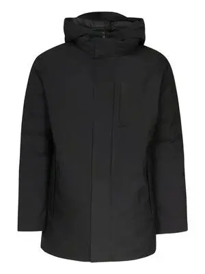 SAVE THE DUCK Hooded Zip-up Coat - Black