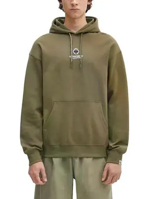 AAPE BY *A BATHING APE Logo-embroidered Hoodie - Green