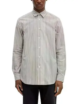Paul Smith Striped Long-sleeves Shirt - Grey
