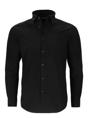 Roberto Cavalli Long-sleeve Button-fastening Shirt - Black