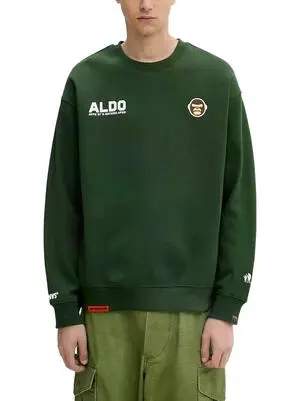 AAPE BY *A BATHING APE® Ape-head Logo Sweatshirt - Green