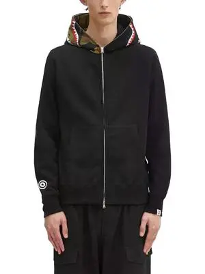 A BATHING APE® 1st Camo Shark Zip-up Hoodie - Black