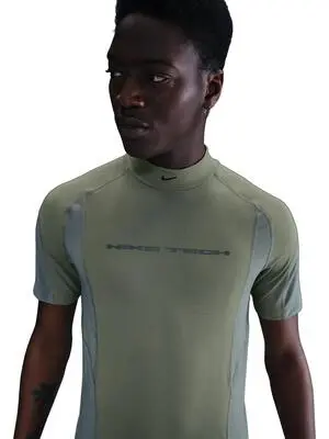 Nike Tech Dri-fit Short-sleeve Base Layer - Green