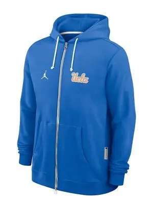 JORDAN Ucla Sideline Dri-fit College Full-zip Hoodie - Blue