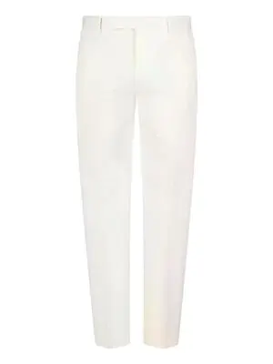 PT TORINO Pressed-crease Trousers - White