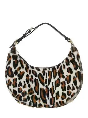 Fendi Leopard-print Shoulder Bag - White