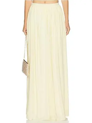 House Of Harlow 1960 Lana Maxi Skirt - Butter Yellow