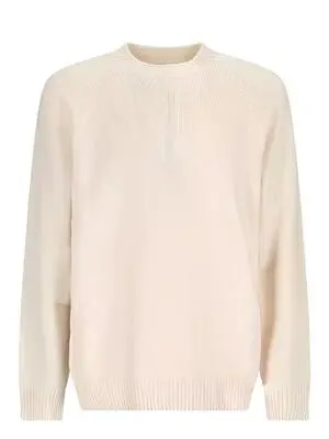LARDINI Raglan-sleeve Crew-neck Sweater - Neutrals