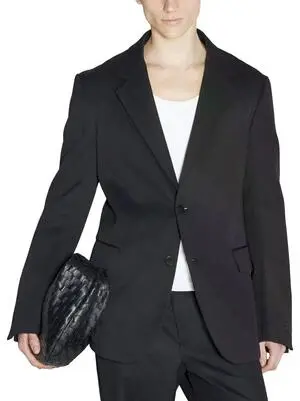 LANVIN Two-button Notched-lapel Jacket - Black