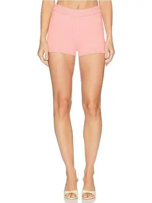 SEROYA Messa Knit Short - Peach Pink