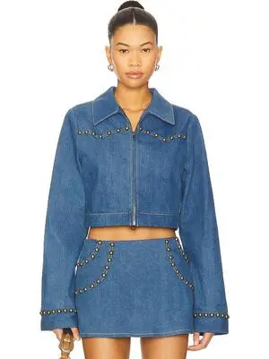 LOVERS AND FRIENDS Palmer Jacket - Medium Blue