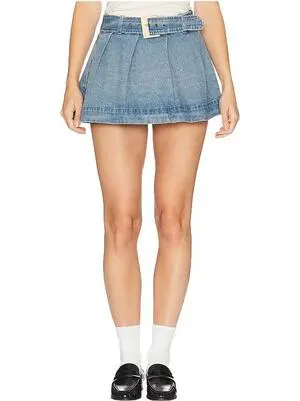 Show Me Your Mumu Lohan Mini Skort - Ozone Indigo